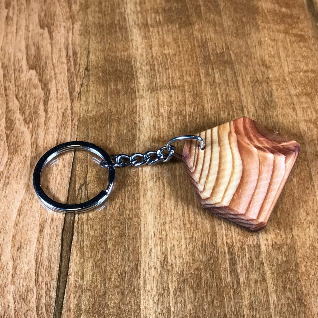 Log Cabin Keychain #2 - Crystal Lake Tours