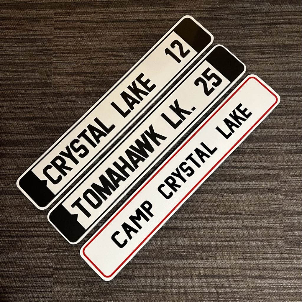 Replica Road Sign - Crystal Lake Tours