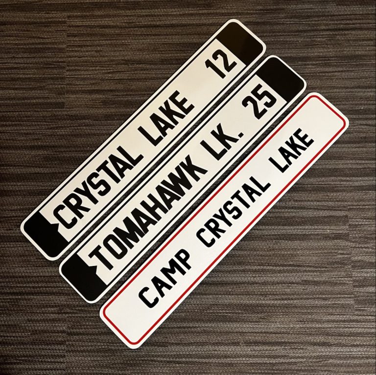 Replica Road Sign - Crystal Lake Tours